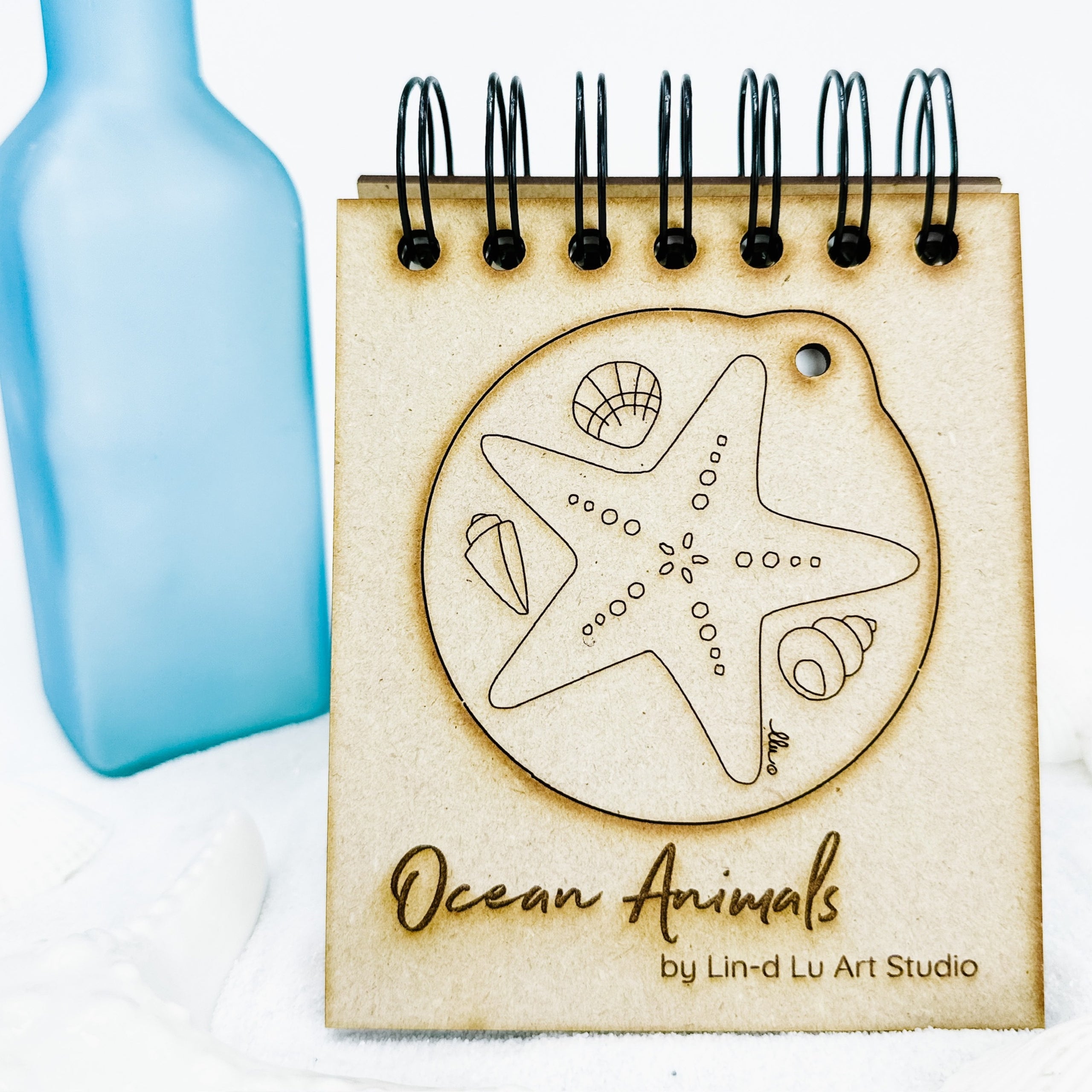 Ocean Animals Mini Watercolor Book | lindy lu art studio